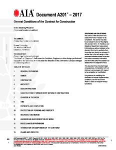 rowan-modified-aia-a201-general-conditions - Kavi Construction